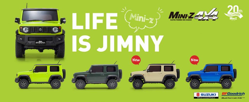 Kyosho's Mini-Z 4x4 Suzuki Jimny Now Available in Four Colors - Small ...