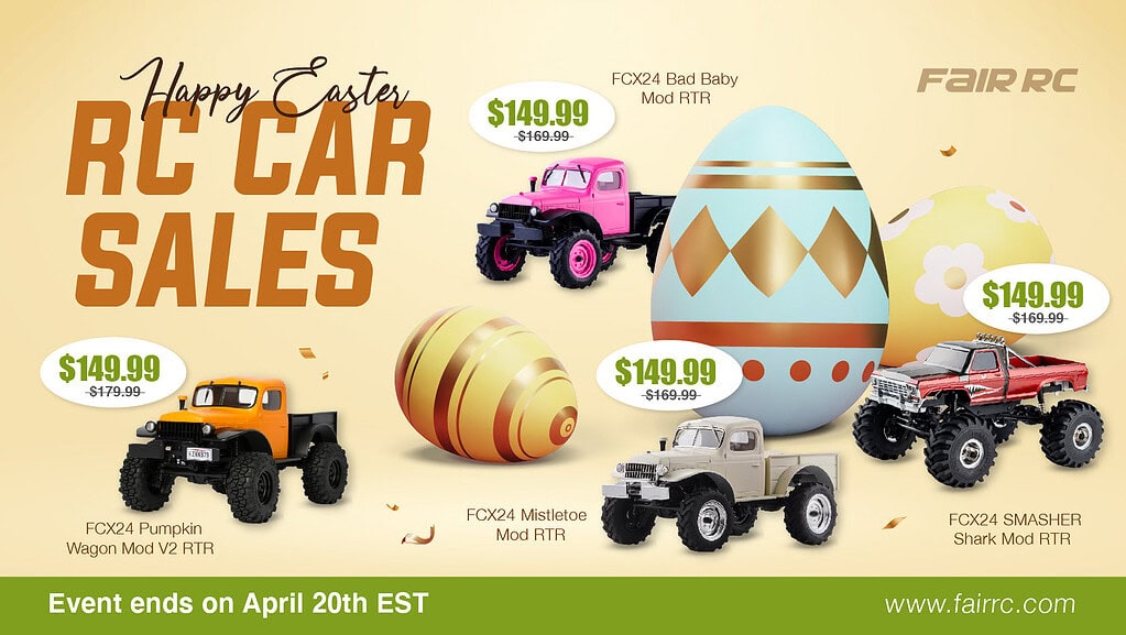 Fair RC's 2025 Easter Modded RC Car Sale - Small-Scale RC